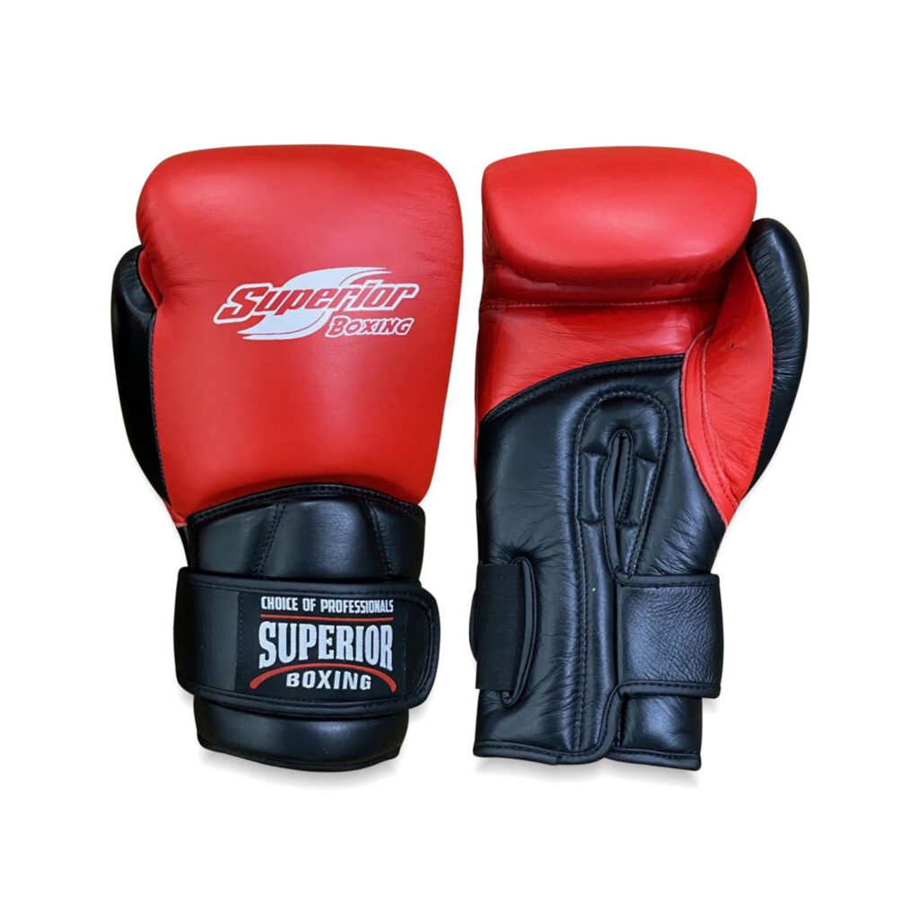 Superior Boxing Super Safety Boxing Gloves Red/black - Superior Boxing Gear