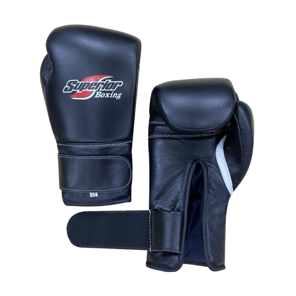 Black Training Boxing Gloves - Superior Boxing Gear