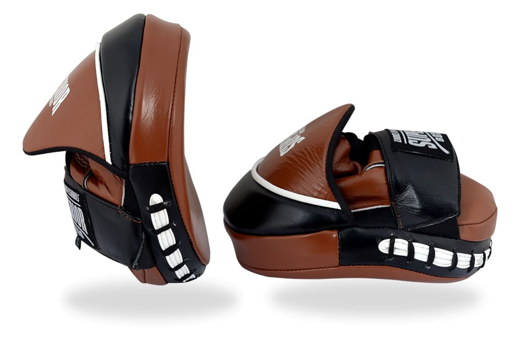 Superior Micro Air Punch Mitts black/brown - Superior Boxing Gear