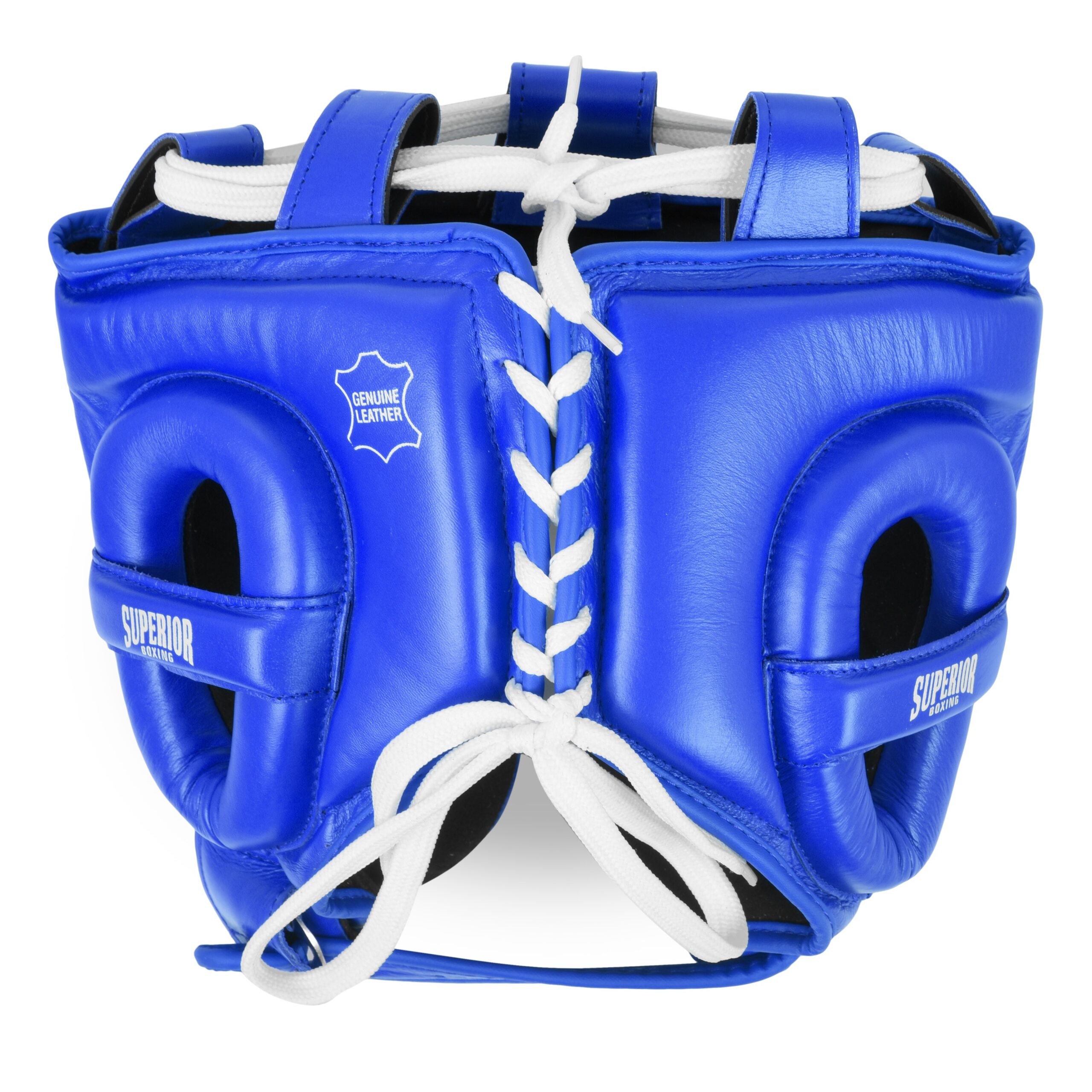 Blue Japanese Style Pro Cheeks Sparring Headgear - Superior Boxing Gear